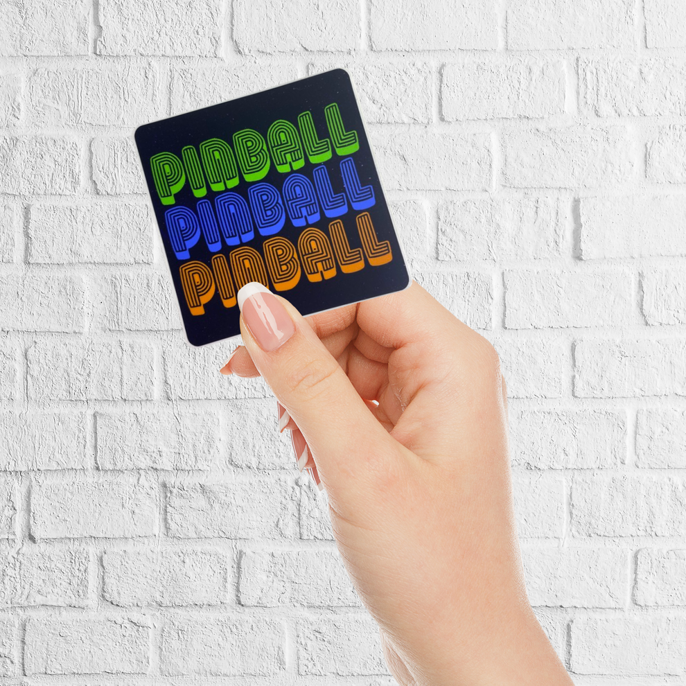 STICKER - RETRO PINBALL DESIGN – That Old Pinball