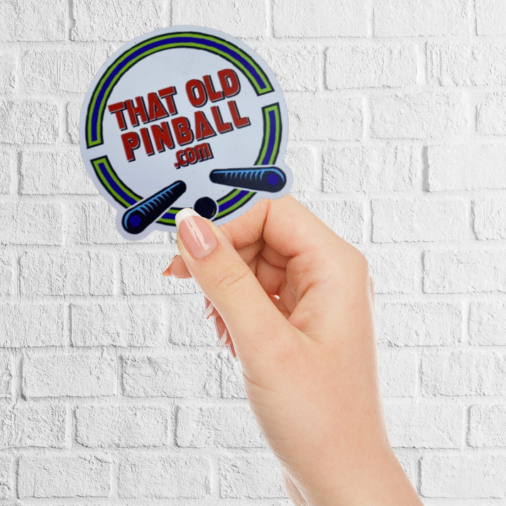 STICKERS - THAT OLD PINBALL LOGO – That Old Pinball
